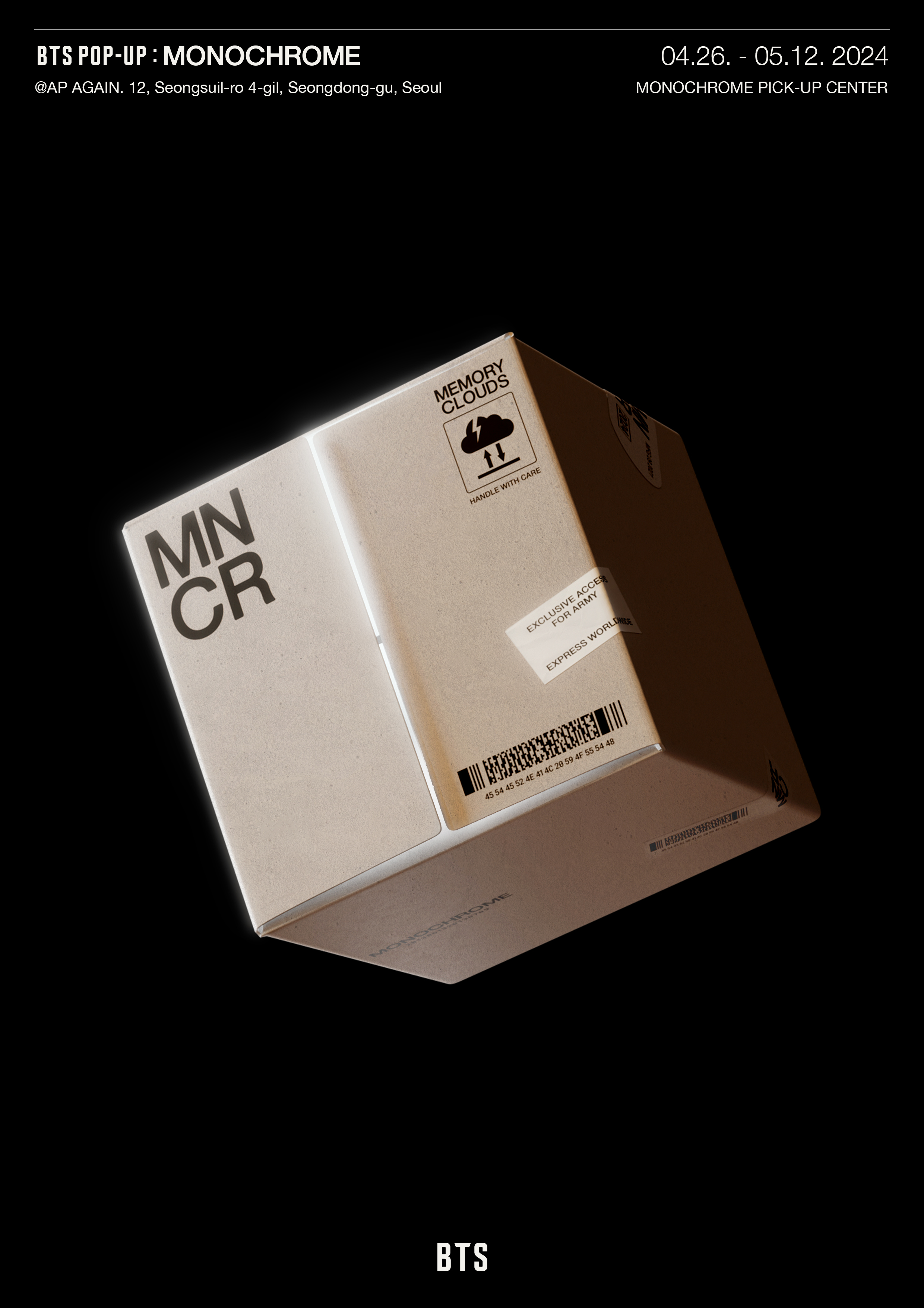 BTS POP-UP : MONOCHROME
